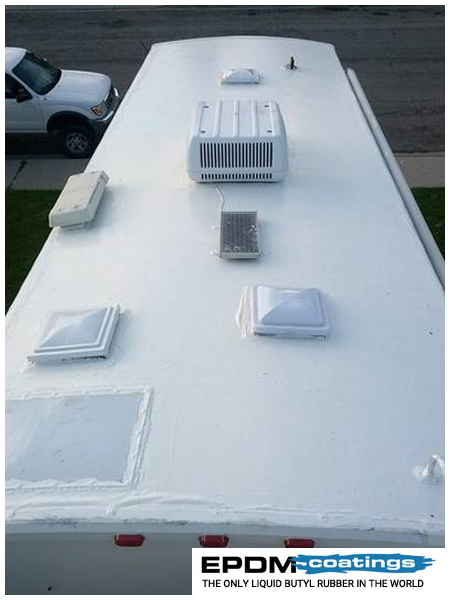 Liquid Roof, Solution For RV Roof Leaks Repair - EPDM Coatings